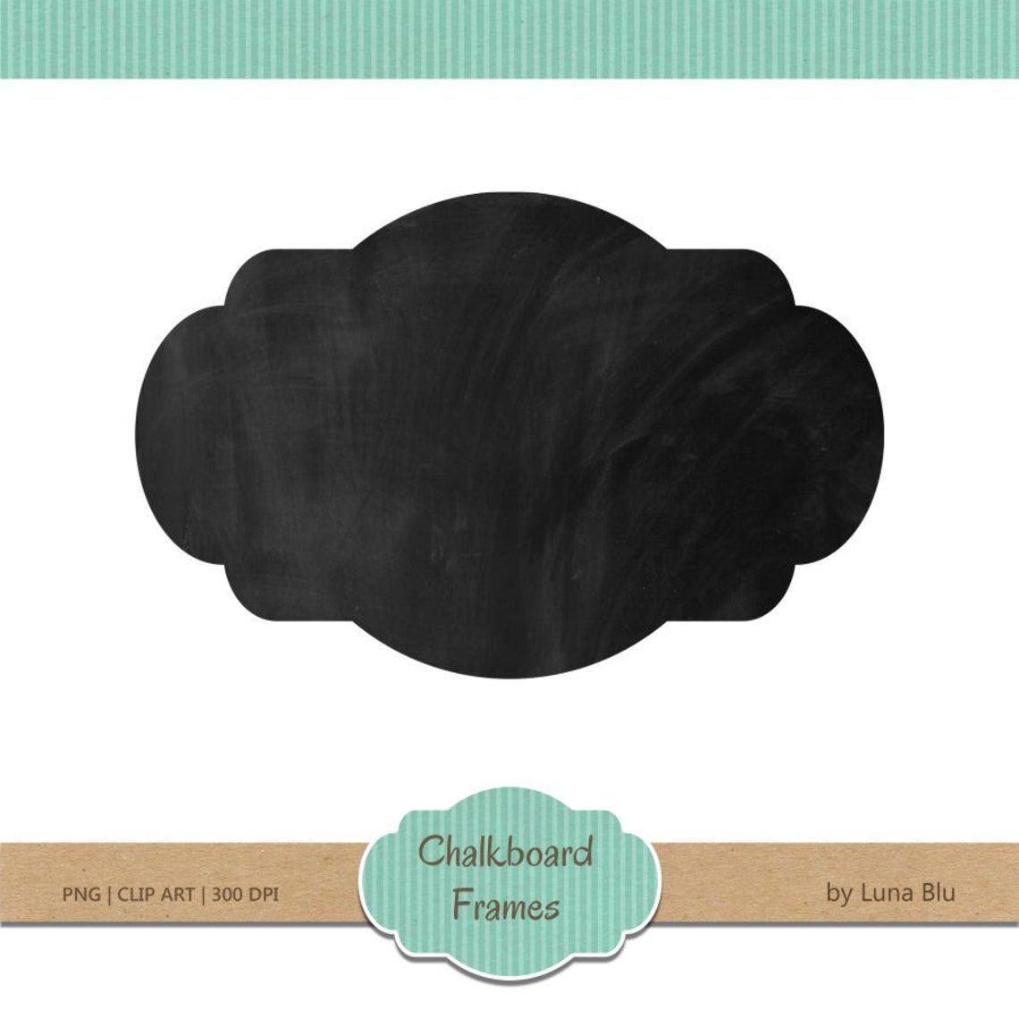 Digital Chalkboard Frames: chalkboard Labels 24 - Etsy