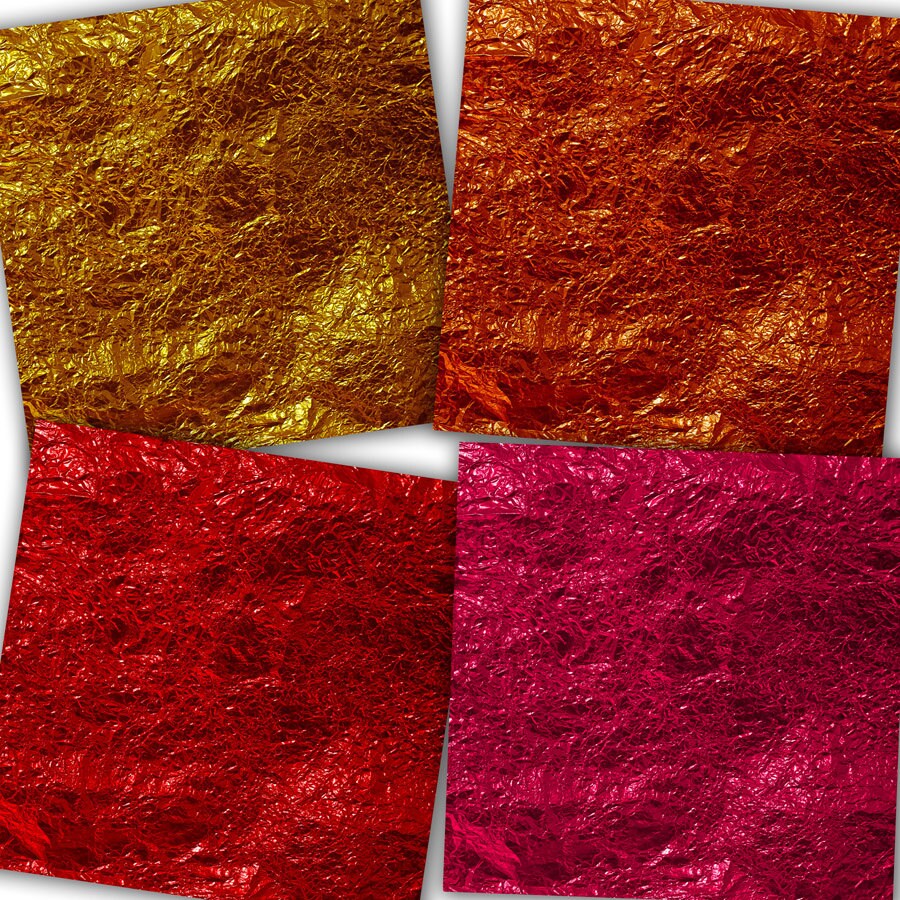 Foil Digital Paper Pack: Colorful Foil colorful | Etsy