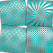 Turquoise and Silver Digital Paper: "turquoise and Silver Foil Patterns ...
