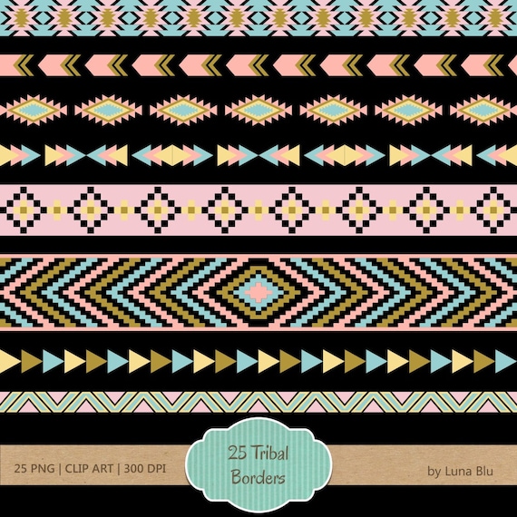 Aztec Border Clip Art