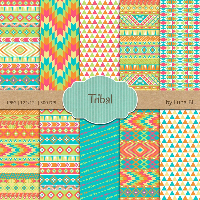 Tribal Triangle - Etsy
