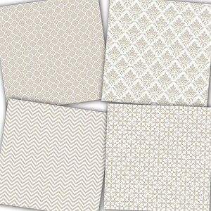 Gray Digital Paper: "gray Patterns " Gray Scrapbook Papers, for ...