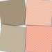 Coral and Brown Digital Paper: "coral and Brown Patterns " Coral ...