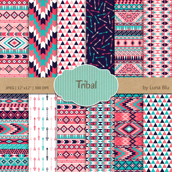 Coral and Navy - Etsy