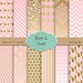Blush and Gold Digital Paper: blush and Gold | Etsy