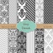 Grey Damask Digital Paper: grey Damask Patterns Grey Digital Paper ...