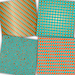 Turquoise Orange and Gold Digital Paper: "turquoise Orange and Gold ...