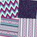 Tribal Digital Paper: " Tribal Patterns" Include Triangles, Chevron ...