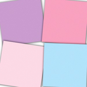 Polka Dots Digital Paper Pack: "micro Polka Dots" Digital Paper Bundle ...