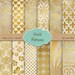 Grunge Digital Paper: "grunge and Gold" Gold Foil Digital Paper ...