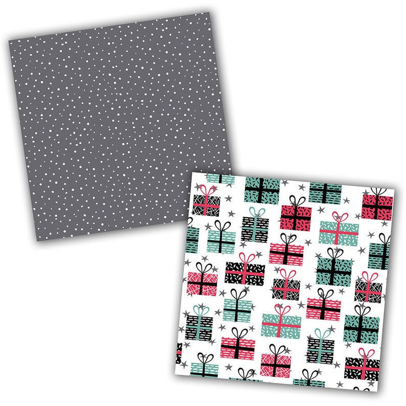 Modern Christmas Digital Paper Pack: Seamless Xmas Patterns (JPG, 12x12 ...