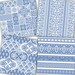 Blue Scrapbook Paper: french Blue Patterns French - Etsy