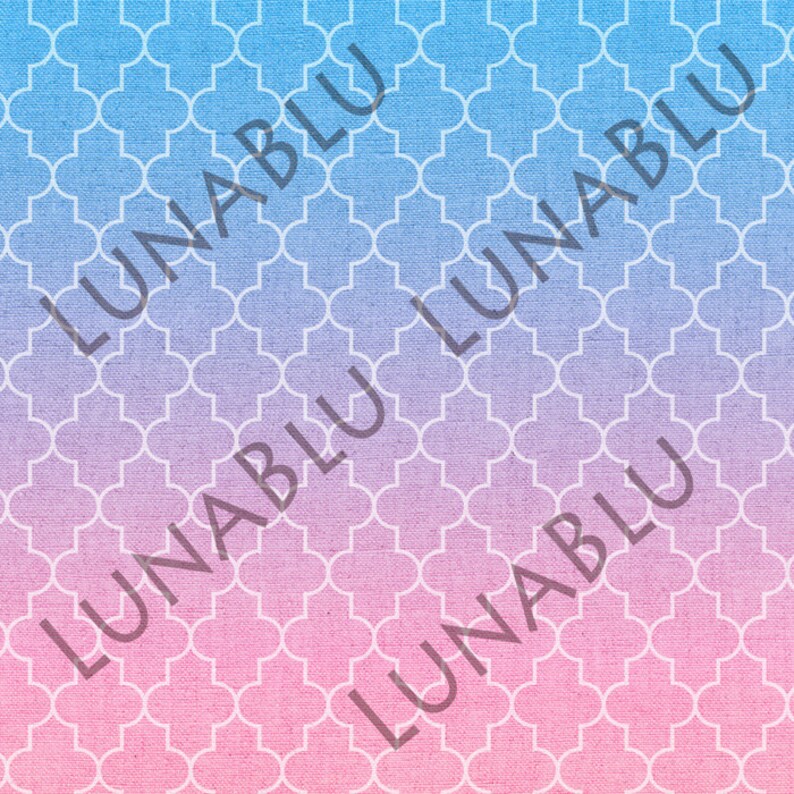 Quatrefoil Digital Paper pack: Ombre Quatrefoil | Etsy