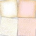 Gold Confetti Digital Paper: "blush White and Gold Confetti" Blush and ...