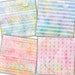 Watercolor Digital Paper "watercolor Tribal" Pastel Tribal Papers With ...