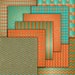 Turquoise Orange and Gold Digital Paper: "turquoise Orange and Gold ...