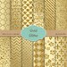 Gold Glitter Digital Paper: gold Glitter Patterns Glitter Digital Paper ...