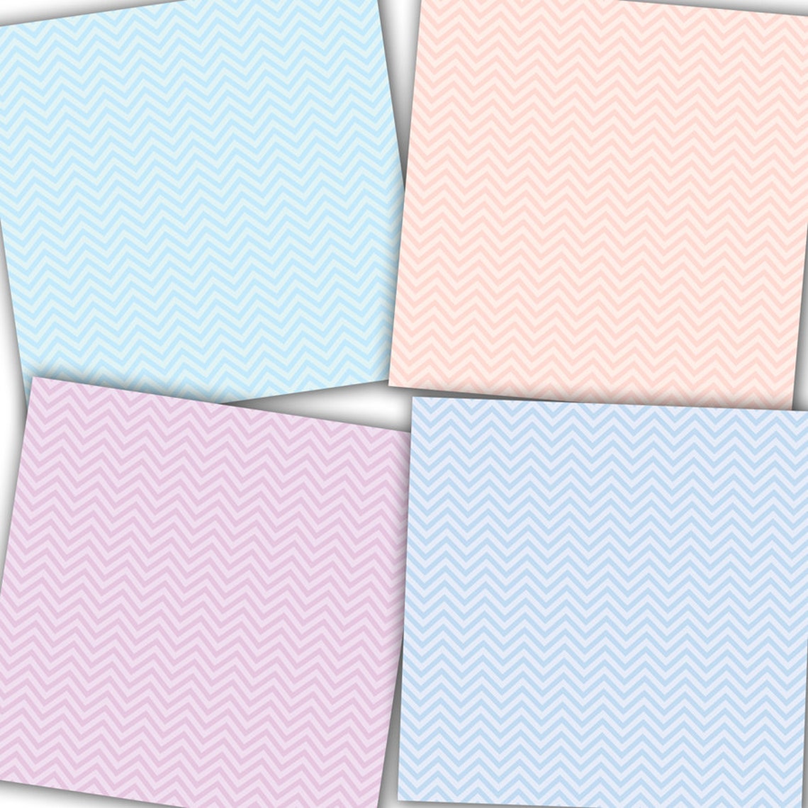 Chevron Digital Paper Pack: pastel Chevron Pastel - Etsy