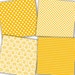 Mustard Digital Paper: "mustard Patterns" Yellow Digital Paper for ...