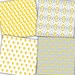 Baby Digital Paper Pack: "neutral Gender Baby" Yellow and Grey With ...