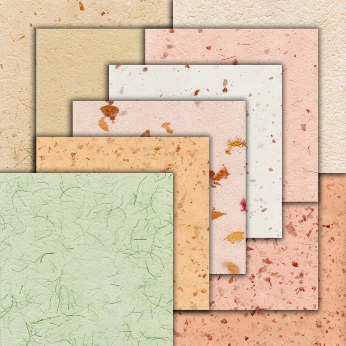 Digital Texture Paper: handmade Paper Recycled - Etsy