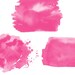 Watercolor Splash Clipart, Pink Watercolor Brush Strokes, Pink ...