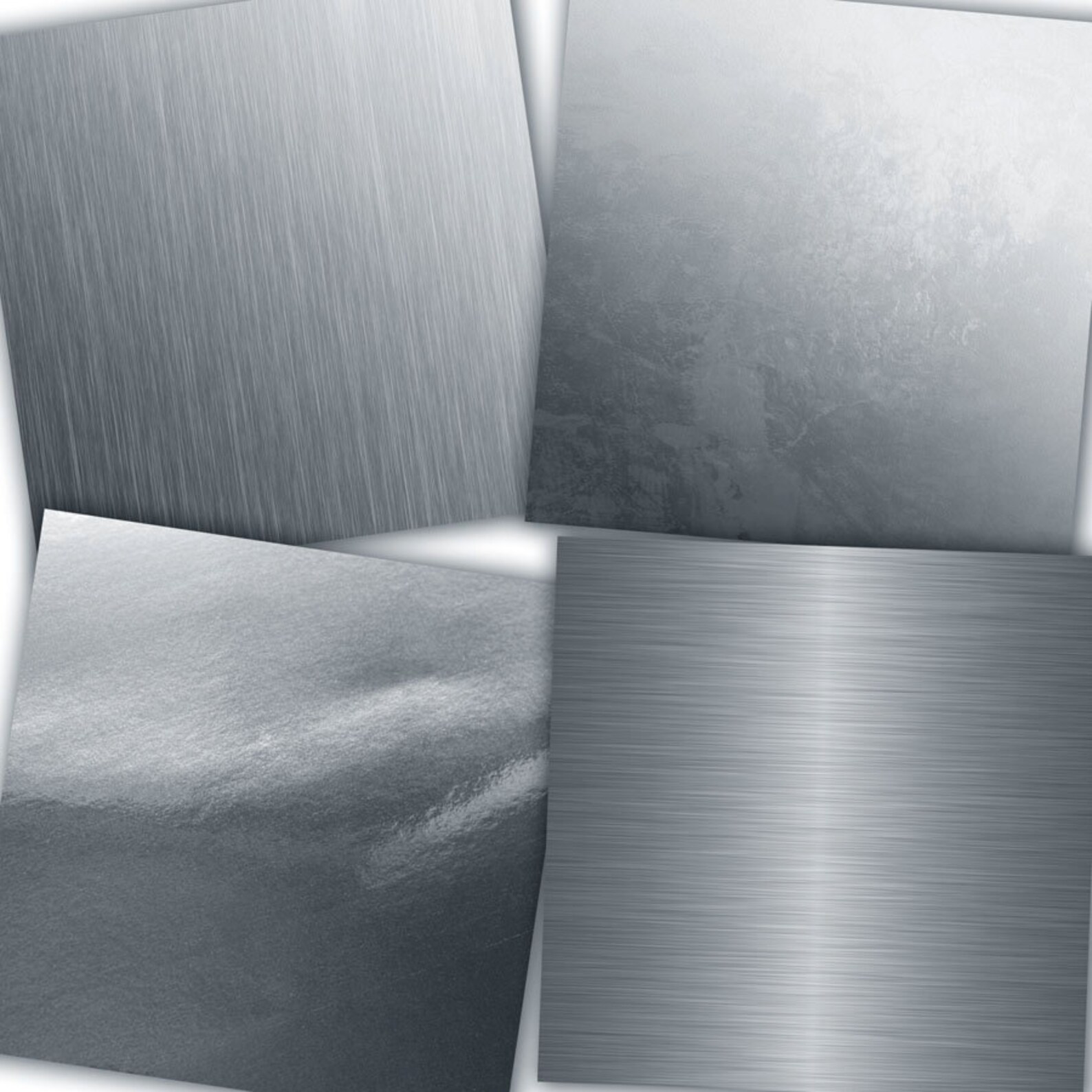 Silver Foil Digital Paper: Metallic Textures (JPG, 12x12, 300dpi) - Etsy