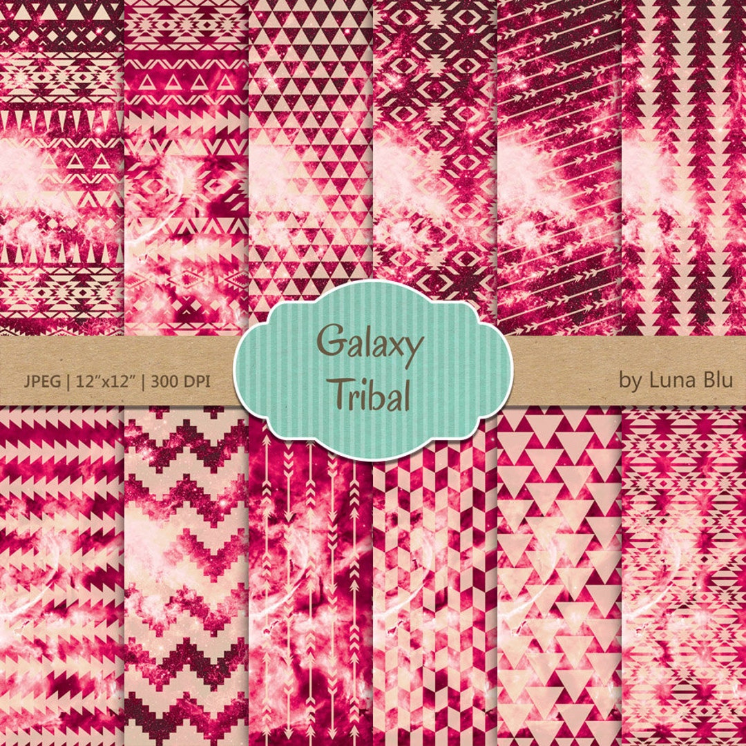 Pink Tribal Patterns