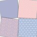 Rose Quartz and Serenity Digital Paper: Pink and Blue Digital Paper ...