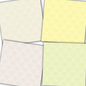 Damask Digital Paper: pastel Damask Soft Pastel - Etsy