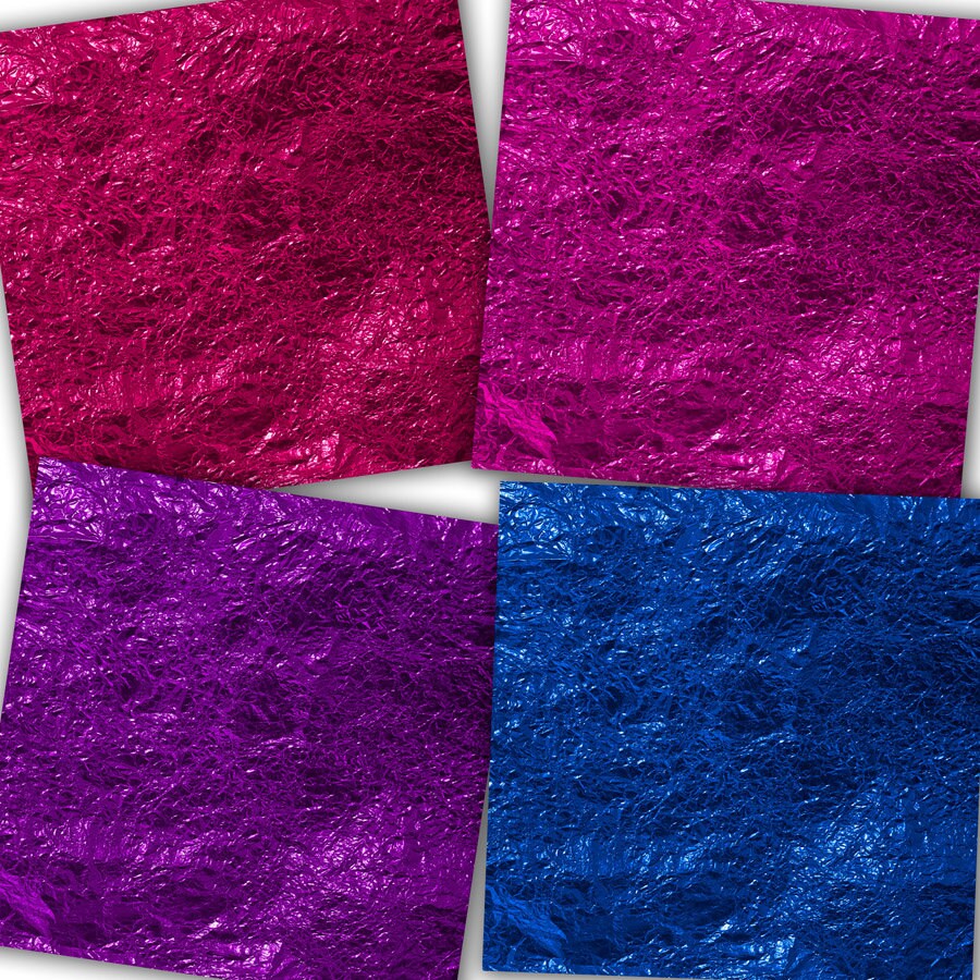 Foil Digital Paper Pack: Colorful Foil colorful | Etsy