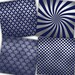 Navy and Silver Digital Paper: "silver Foil Patterns" Navy Digital ...