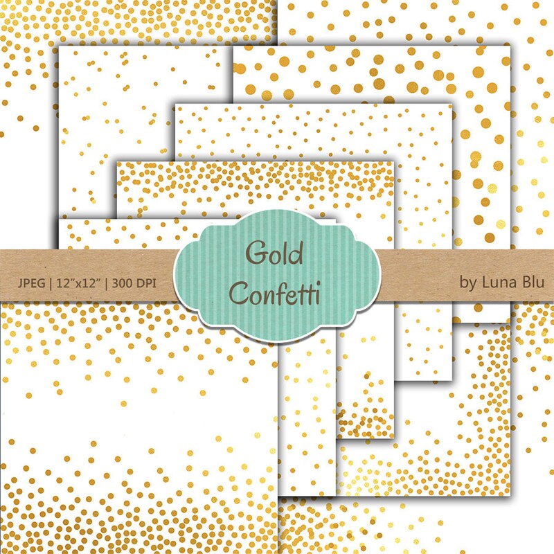 Gold Polka Dots - Etsy