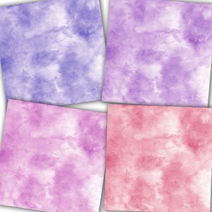 Watercolor Digital Paper: "watercolor Papers" in Rainbow and Pastel ...