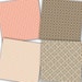 Coral and Brown Digital Paper: "coral and Brown Patterns " Coral ...