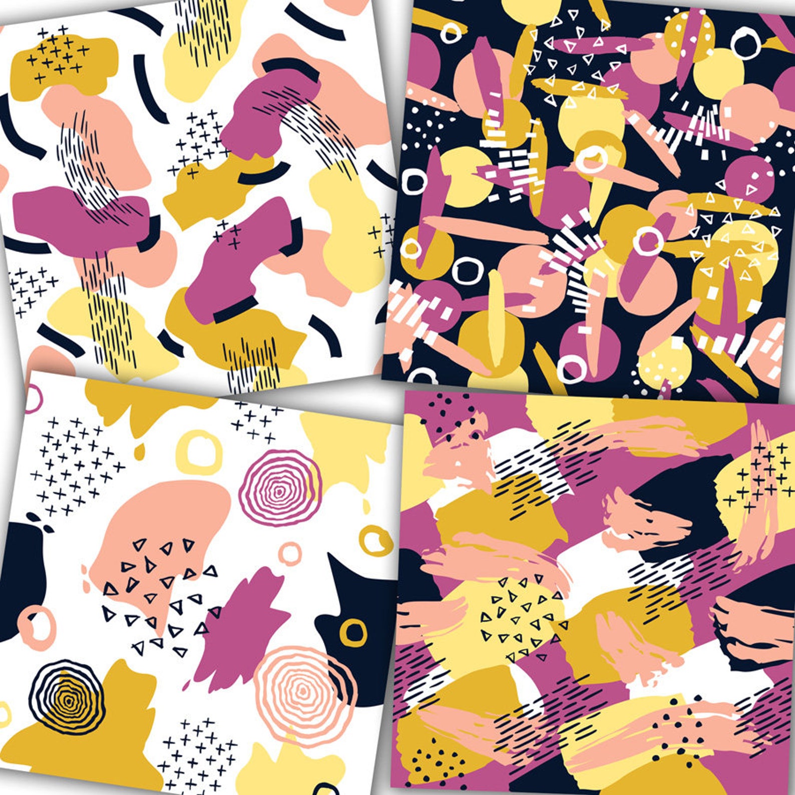 Abstract Modern Digital Paper Abstract Backgrounds Seamless - Etsy