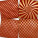 Red and Gold Digital Paper: red and Gold Foil Patterns Red Digital ...