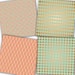 Coral Mint and Gold Digital Paper: coral Mint and Gold Patterns ...
