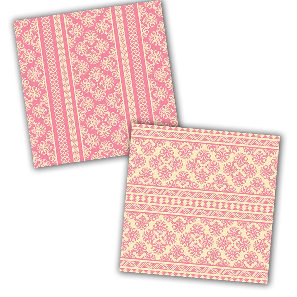 Pink Scrapbook Paper: Vintage Pink Seamless | Etsy