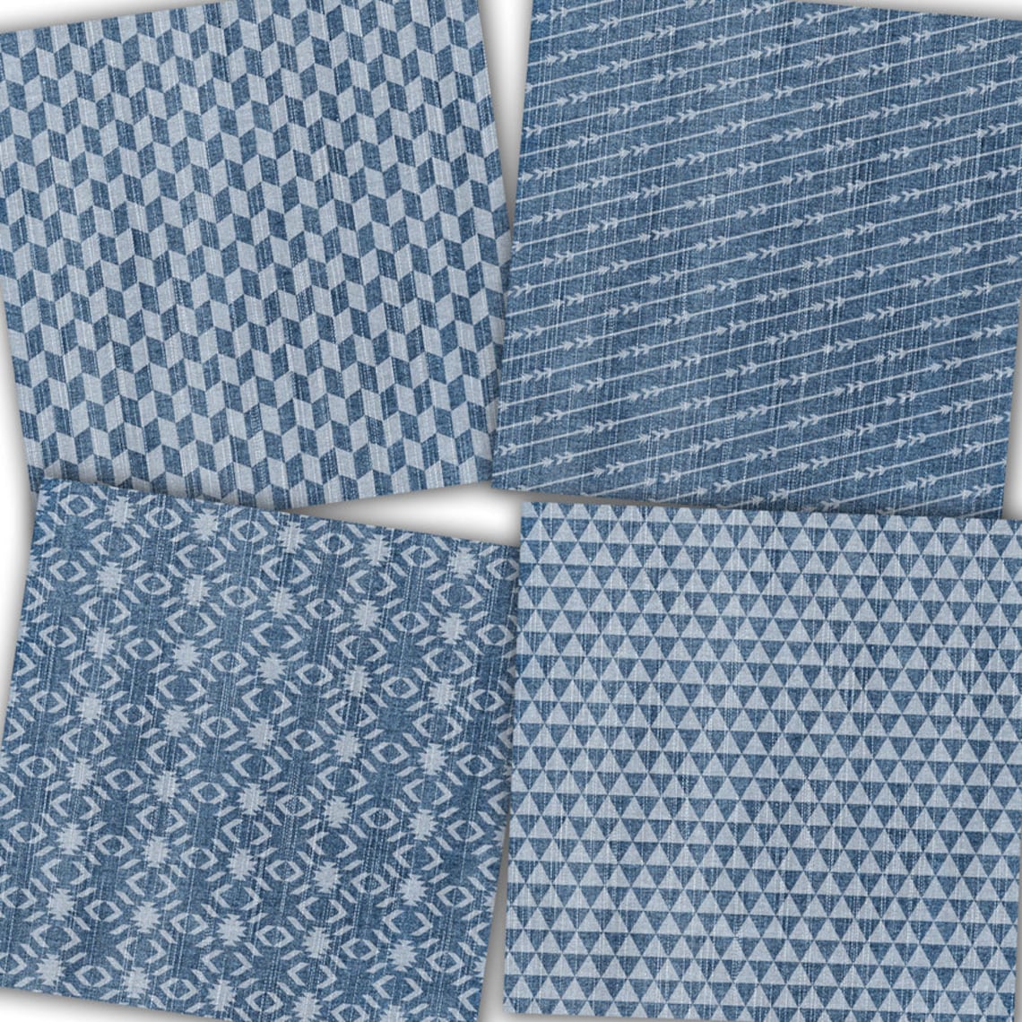 Denim Digital Paper Pack: denim Patterns for - Etsy