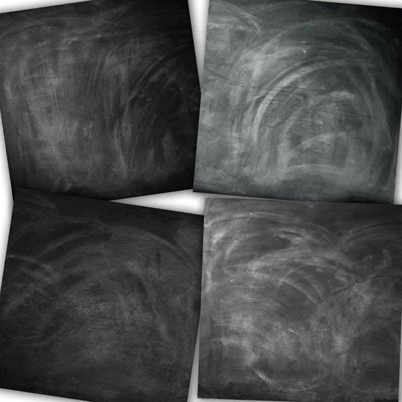 Chalkboard Digital Paper: Grunge Chalkboard | Etsy