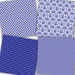 Navy Digital Paper: "navy Blue Patterns " Ultramarine, Royal, Midnight ...