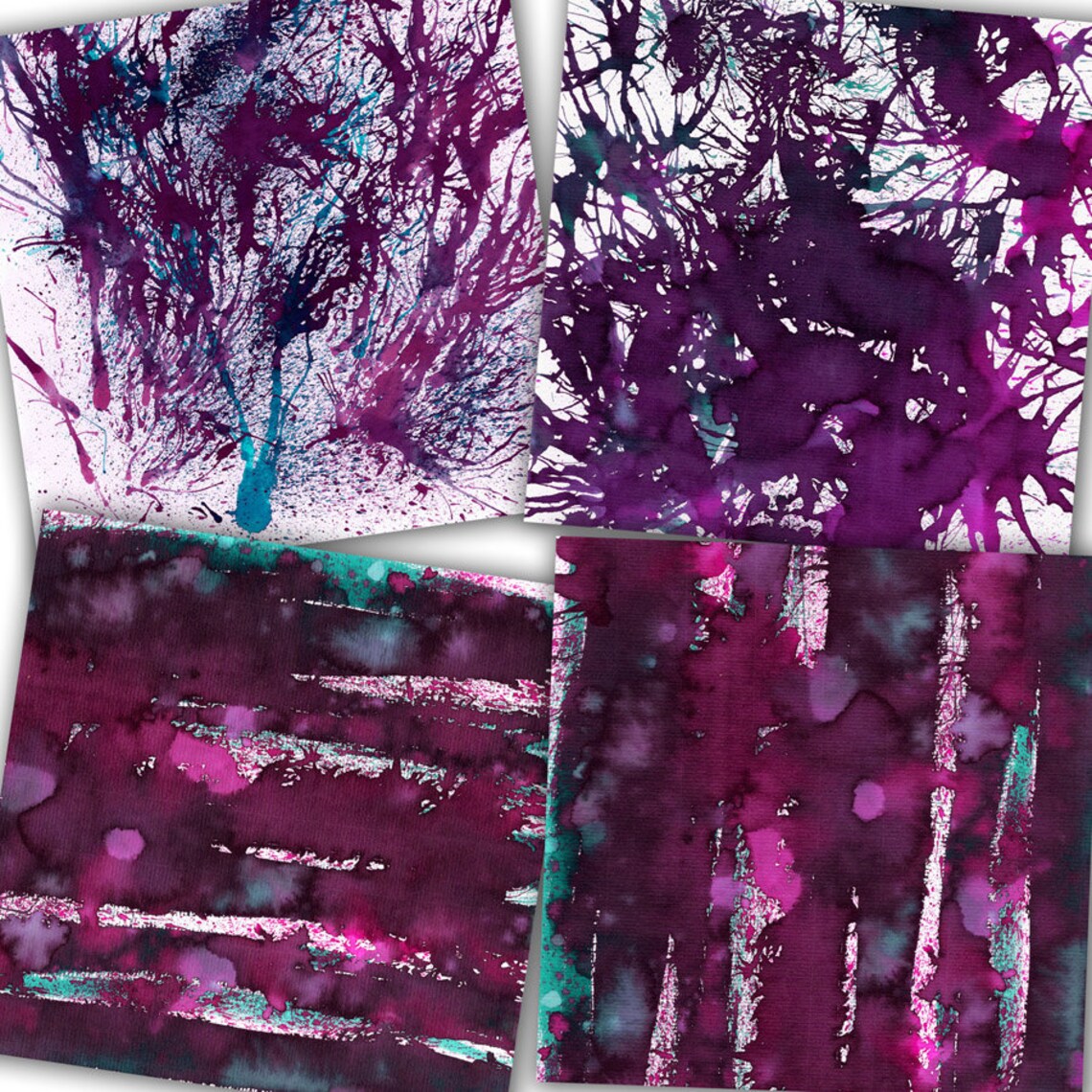 Watercolor Digital Paper: watercolor Textures - Etsy