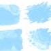 Watercolor Splash Clipart, Blue Watercolor Splashes, Blue Watercolor ...