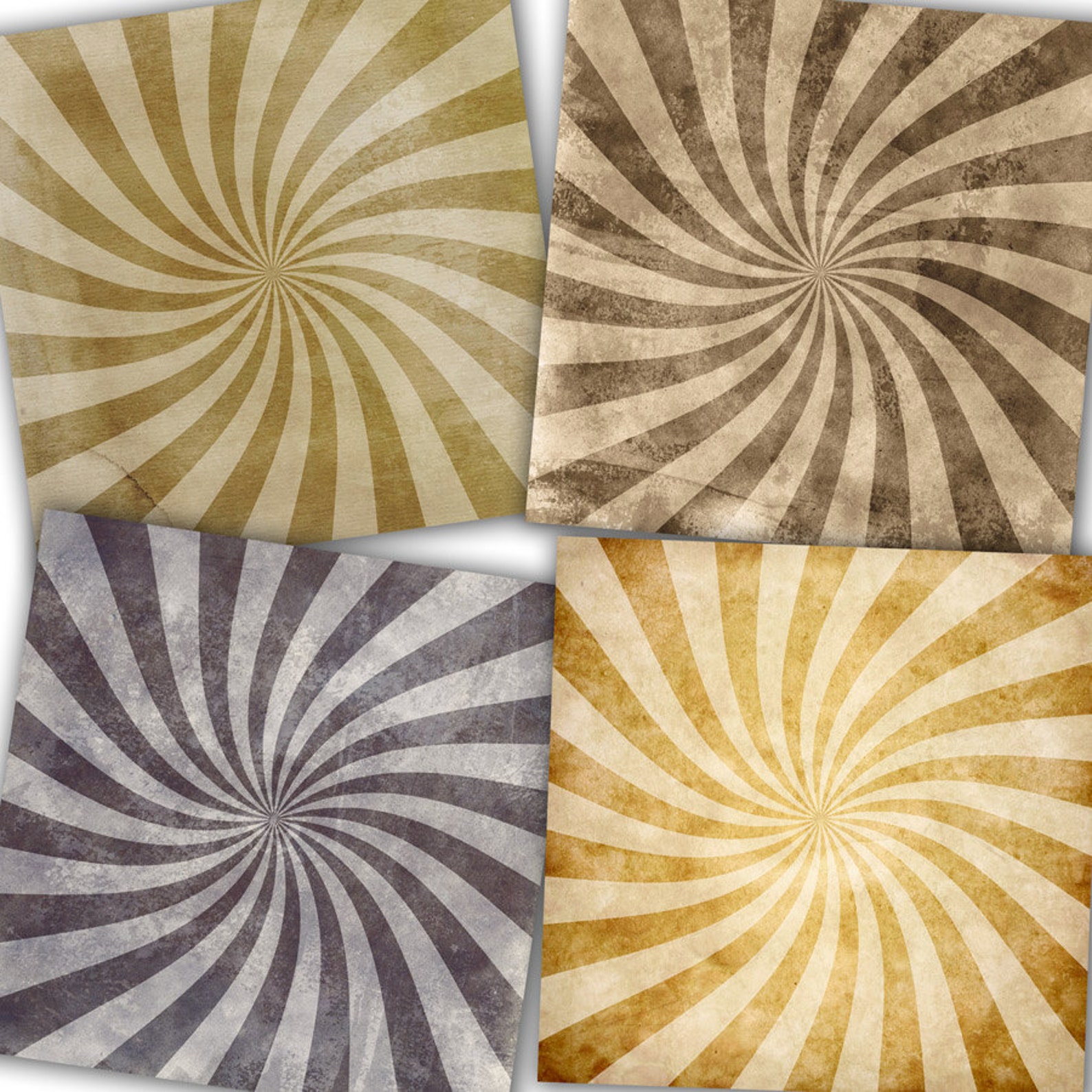 Starburst Digital Paper: grunge Starburst Grunge - Etsy