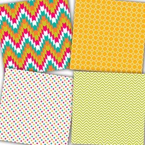 Geometric Digital Paper: geometric Patterns Colorful Geometric Designs ...