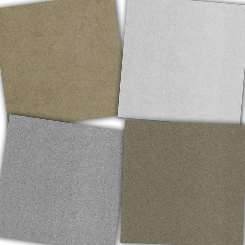 Neutral Digital Paper Pack: "kraft Paper" Includes Carboard, Textured ...