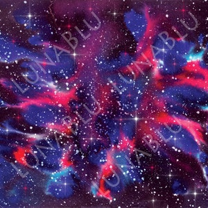 Galaxy Digital Paper: "watercolor Galaxy" Star Digital Paper, Starry ...