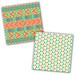 Tribal Digital Paper: "spring Tribal" Patterns Including Triangles ...