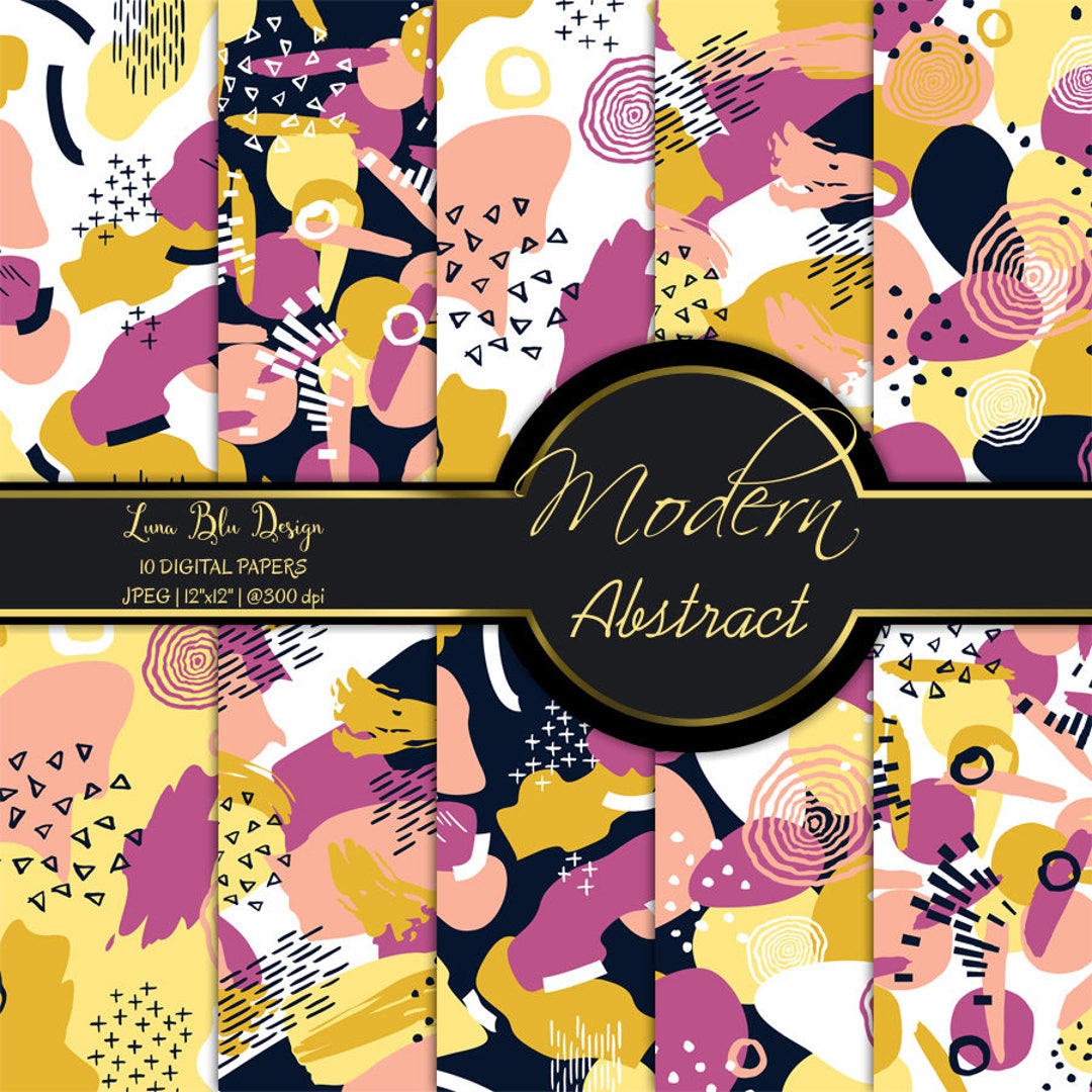 Abstract Modern Digital Paper, Abstract Backgrounds, Seamless ...